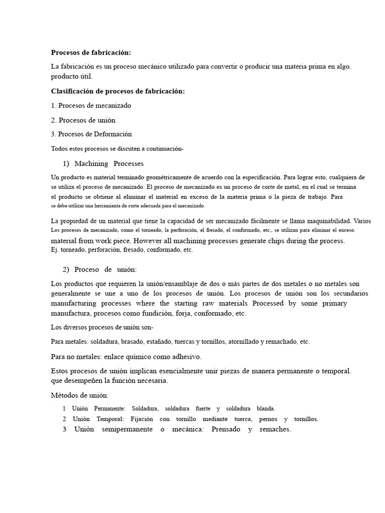 Procesos de Unión | PDF | Construcción | Soldadura
