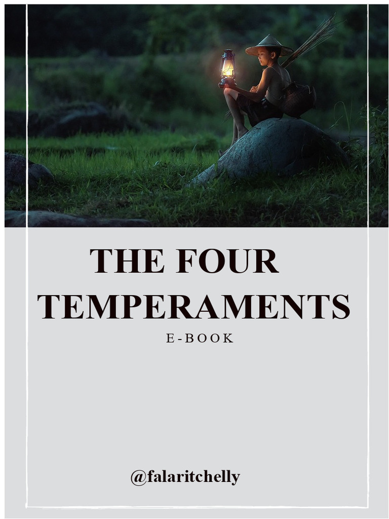 Ebook - of The Four Temperaments. | PDF | Temperament | Extraversion ...