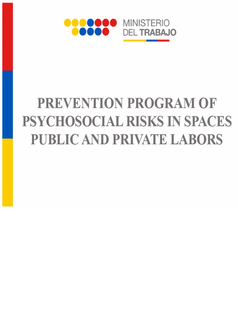Psychosocial Risk Prevention Program Guide | PDF | Occupational Safety ...