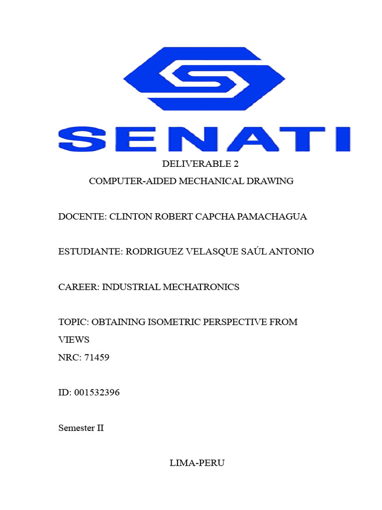Deliverable 2 Mechanical Drawing | PDF | Drawing | Technical Drawing