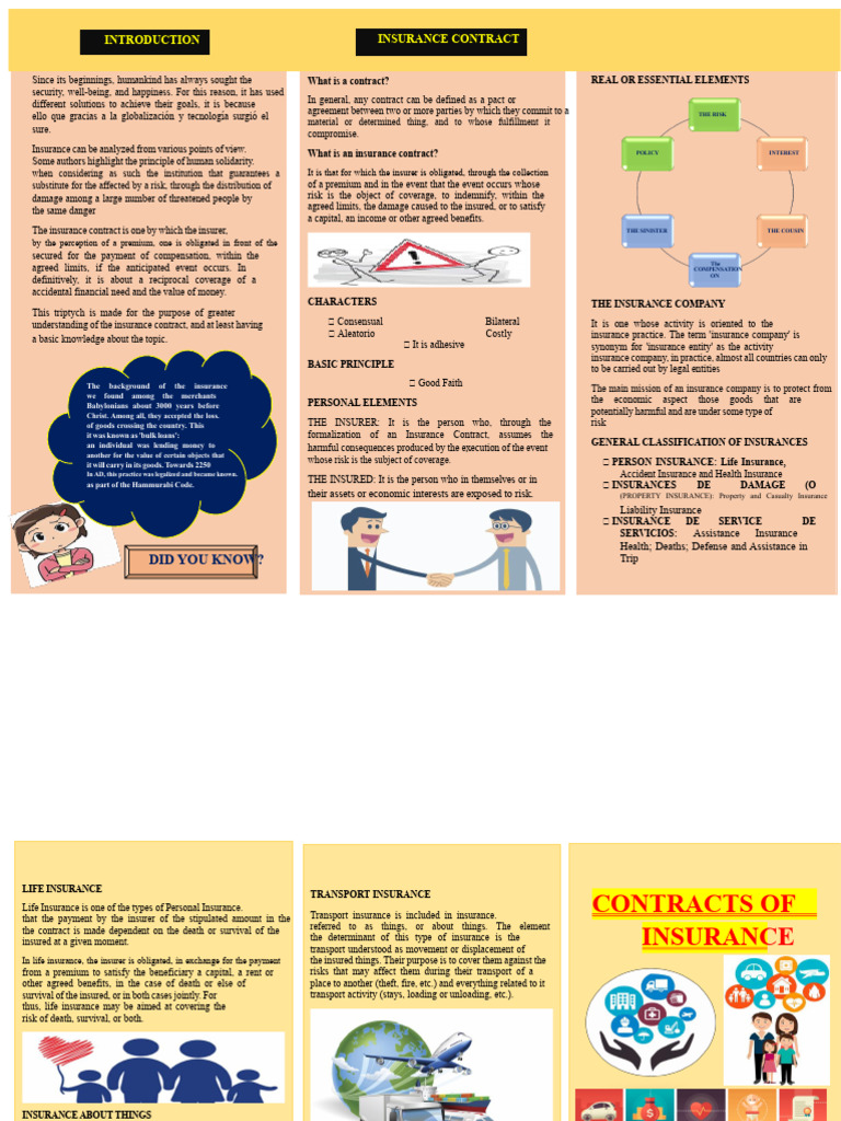 Triptych Insurance Contract | PDF | Insurance | Life Insurance