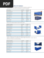 CMA CGM Container Specifications | PDF | Cargo | Transport