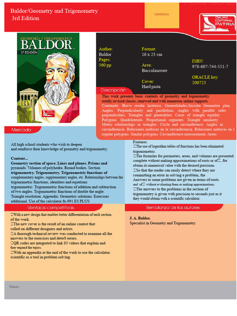 Baldor's Geometry and Trigonometry Guide | PDF | Trigonometry | Geometry