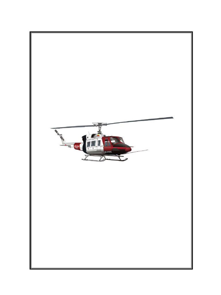 Bell 212 Helicopter Technical Overview | PDF | Helicopter Rotor | Power ...