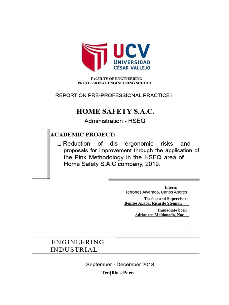 Ergonomic Risk Reduction Report 2018 | PDF | Occupational Safety And ...