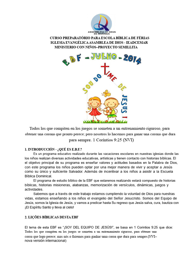 Soy del equipo de Jesús EBF | PDF | Jesús | Cristo (título)