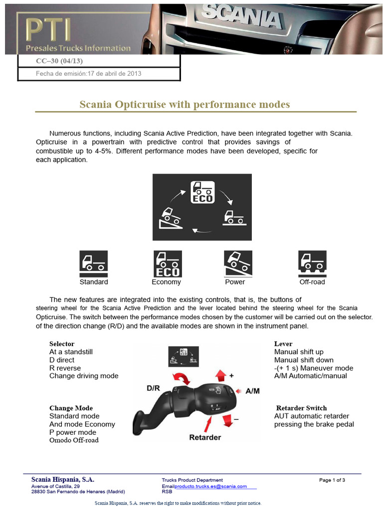 Scania box | PDF | Truck | Manufactured Goods