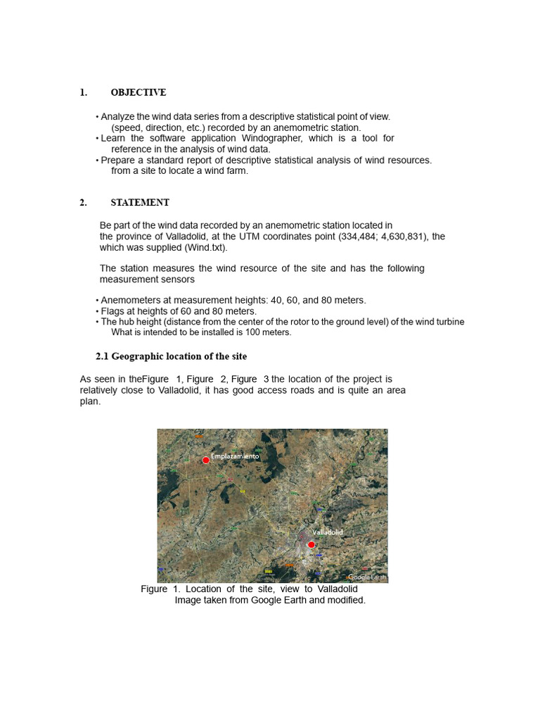 Wind Data Analysis for Wind Farm Site | PDF | Wound | Wind Speed