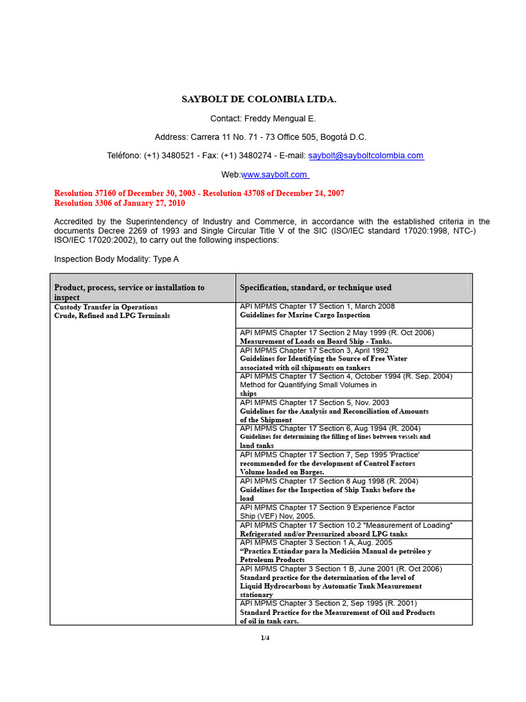 API Guidelines.pdf | PDF | Oil Tanker | Fuels