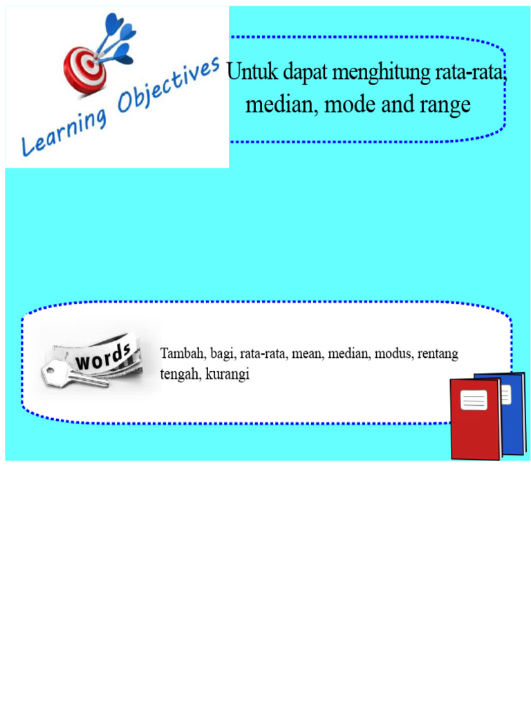presentasi powerpoint rata-rata-median-modus-dan rentang | PDF