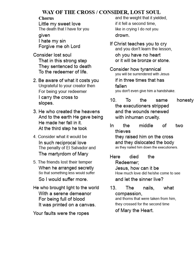 Reflection on the Way of the Cross | PDF | Jesus | Resurrection Of Jesus