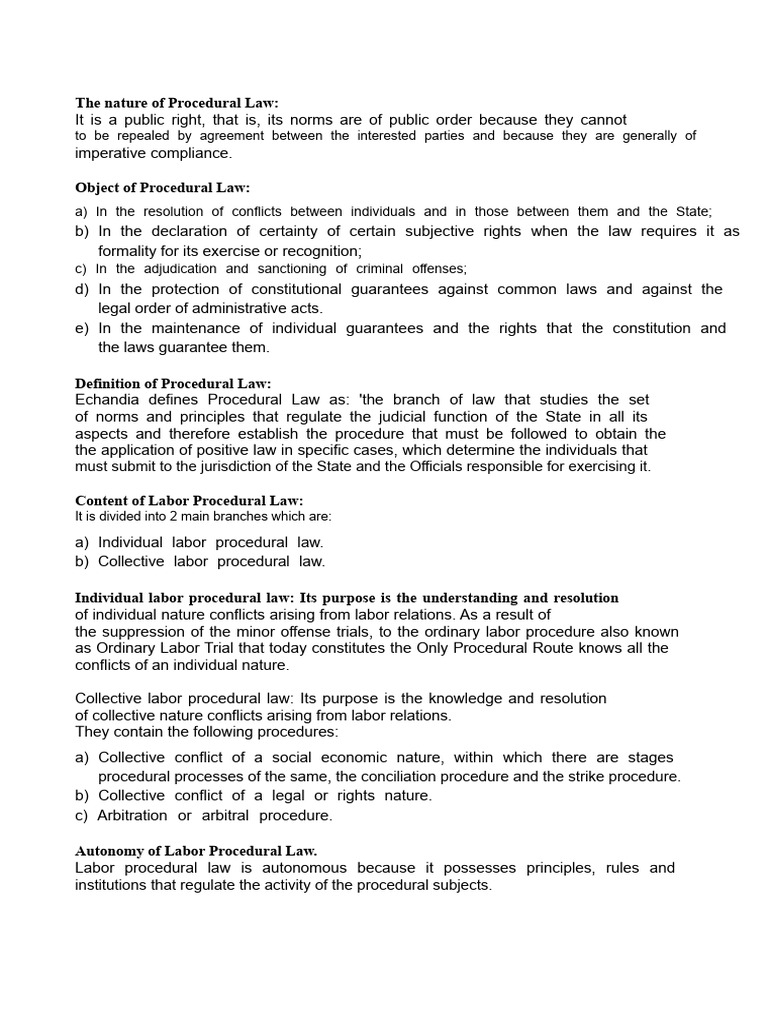 Understanding Procedural Law Basics | PDF | Jurisdiction | Political Law