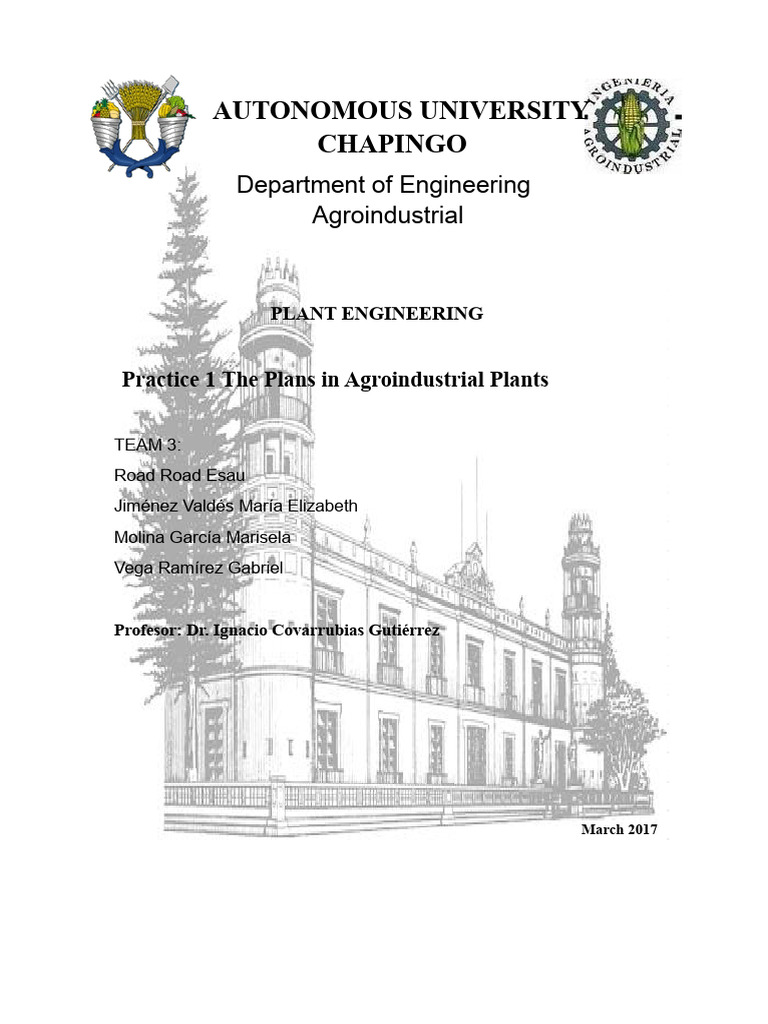 Practice 1. The Plans in Agricultural Industrial Plants PDF | PDF ...