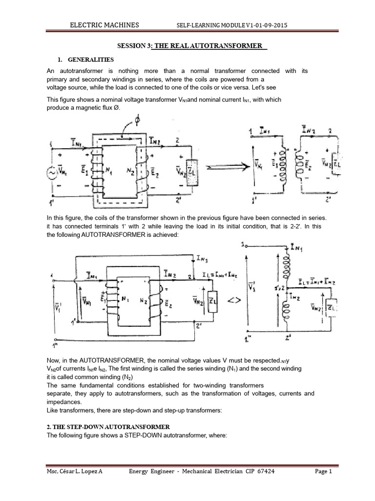 Understanding Autotransformers in Electrical Systems | PDF ...