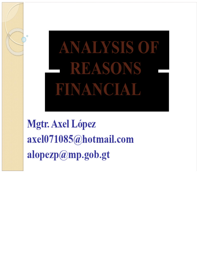 Financial Ratio Analysis | PDF | Debt | Financial Ratio