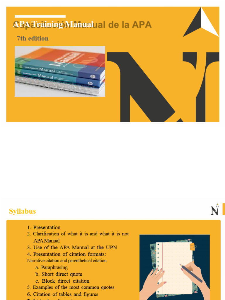 APA 7th Edition Training Manual Guide | PDF | Apa Style | Citation