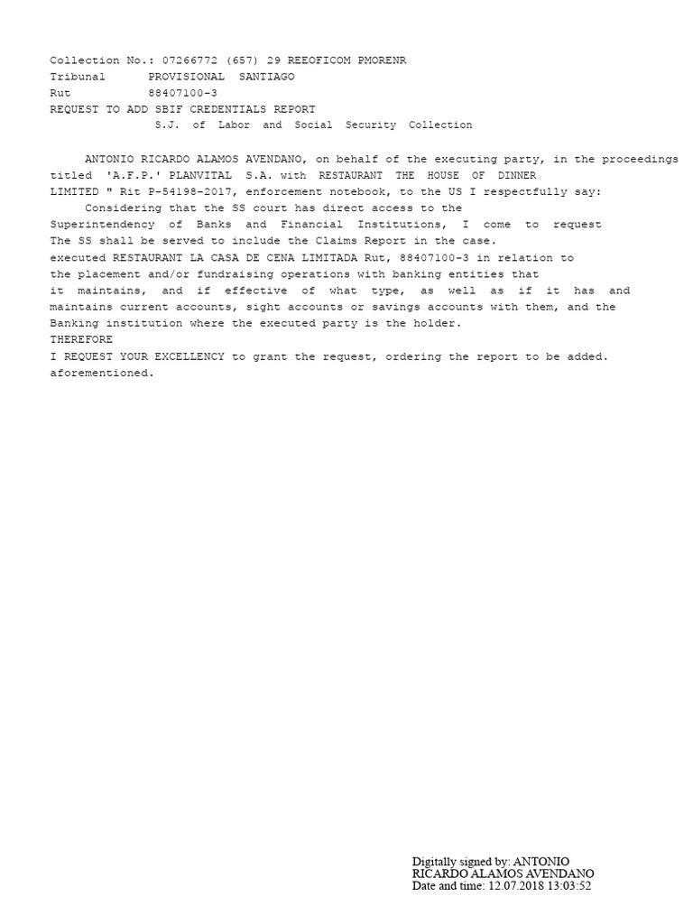 Model Official Letter to Current Accounts | PDF