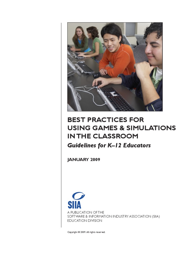 Best Practices For Using Games & Simulations in The Classroom | PDF ...