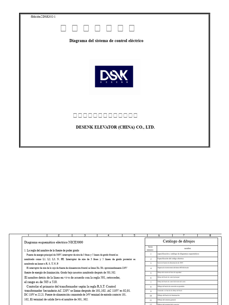 (Antiguo) Diagrama eléctrico DSK | PDF | Relé | Enchufes y tomas de corriente alterna