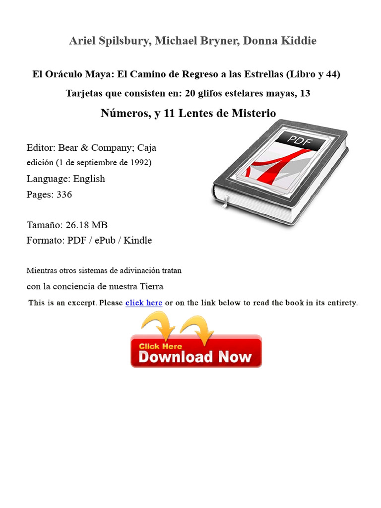 El Sendero de Regreso Del Oráculo Maya A Ariel Spi 27560011 | PDF