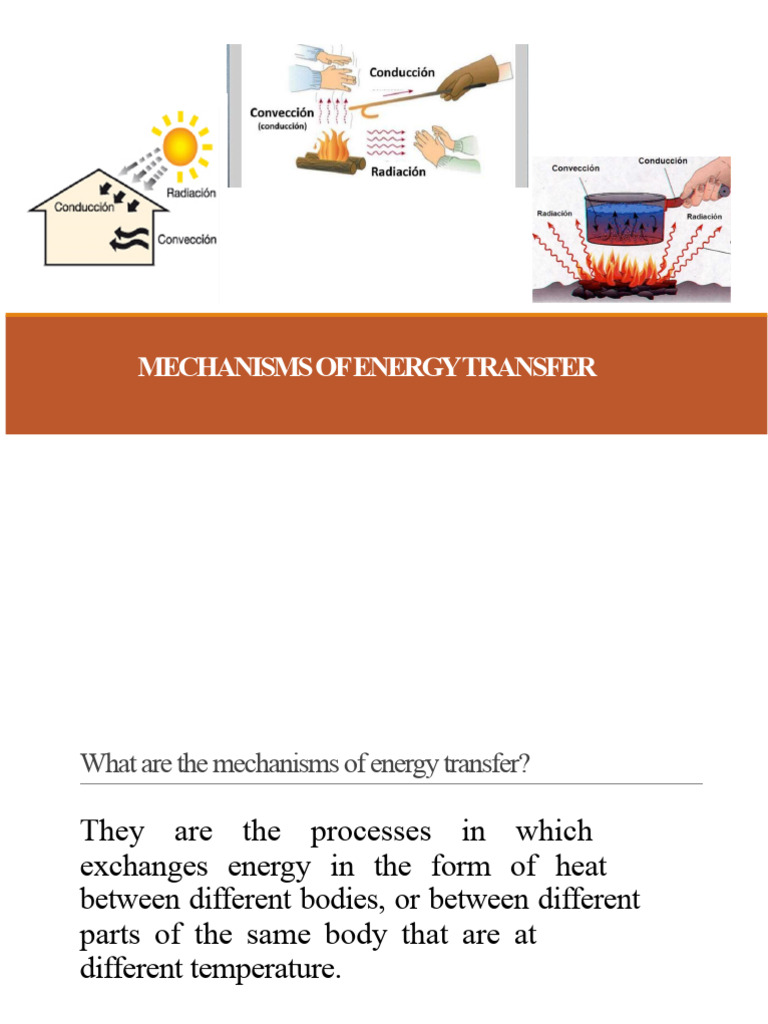 Energy Transfer Mechanisms | PDF | Temperature | Thermal Conduction