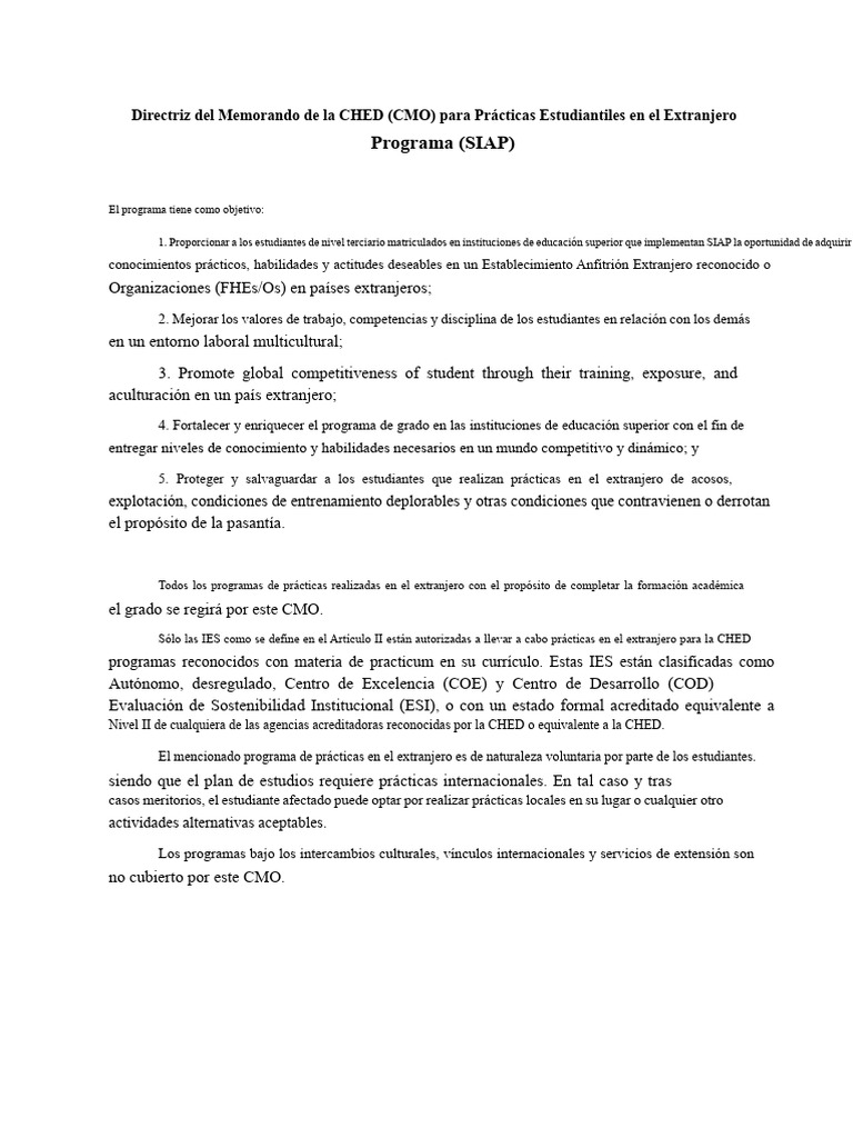 CHED-Memorandum-Order-CMO-Directrices-para-el-Programa-de-Prácticas ...