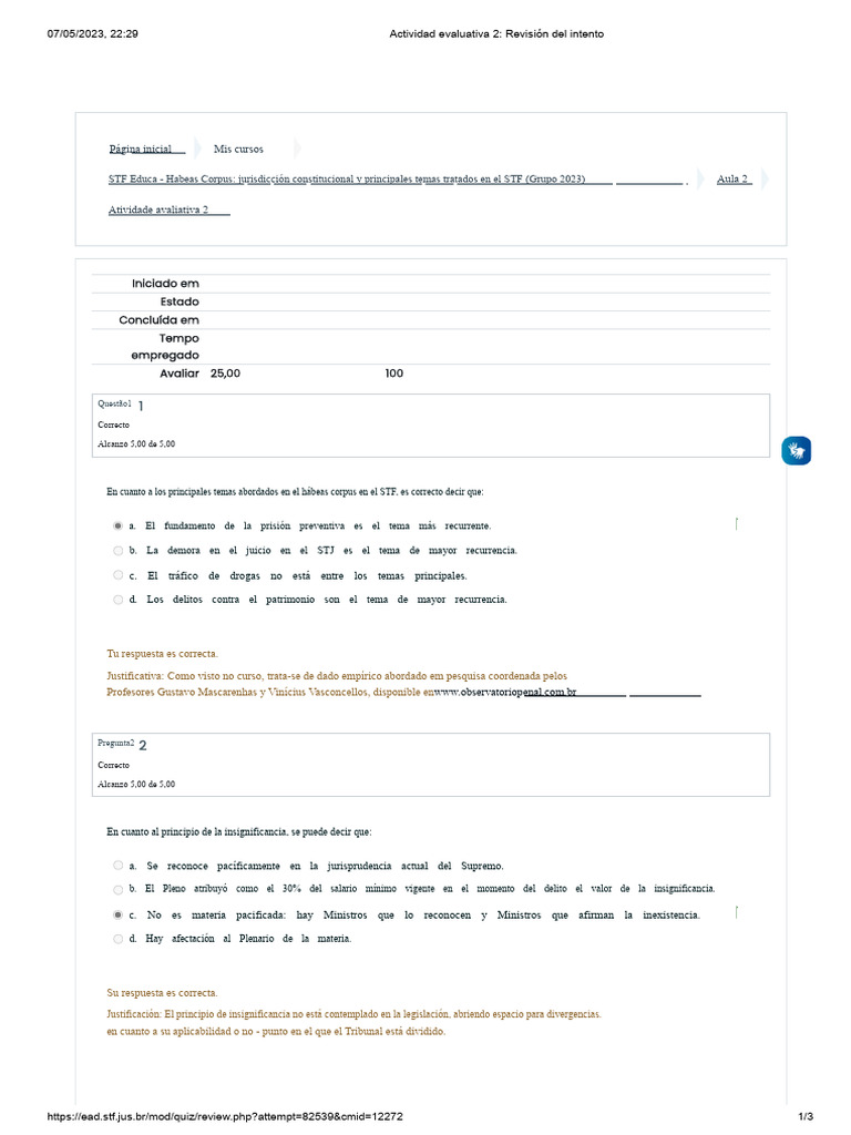 Actividad evaluativa 2_ hc2 | PDF | Judicaturas | Ley Pública