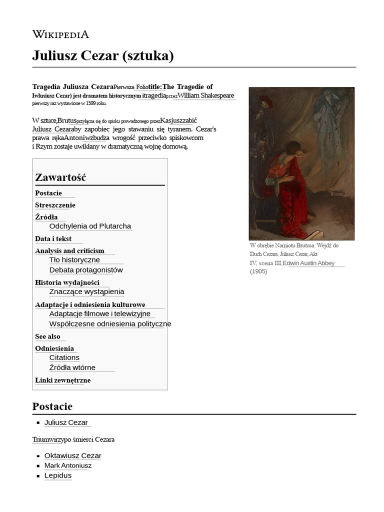 Juliusz Cezar | PDF