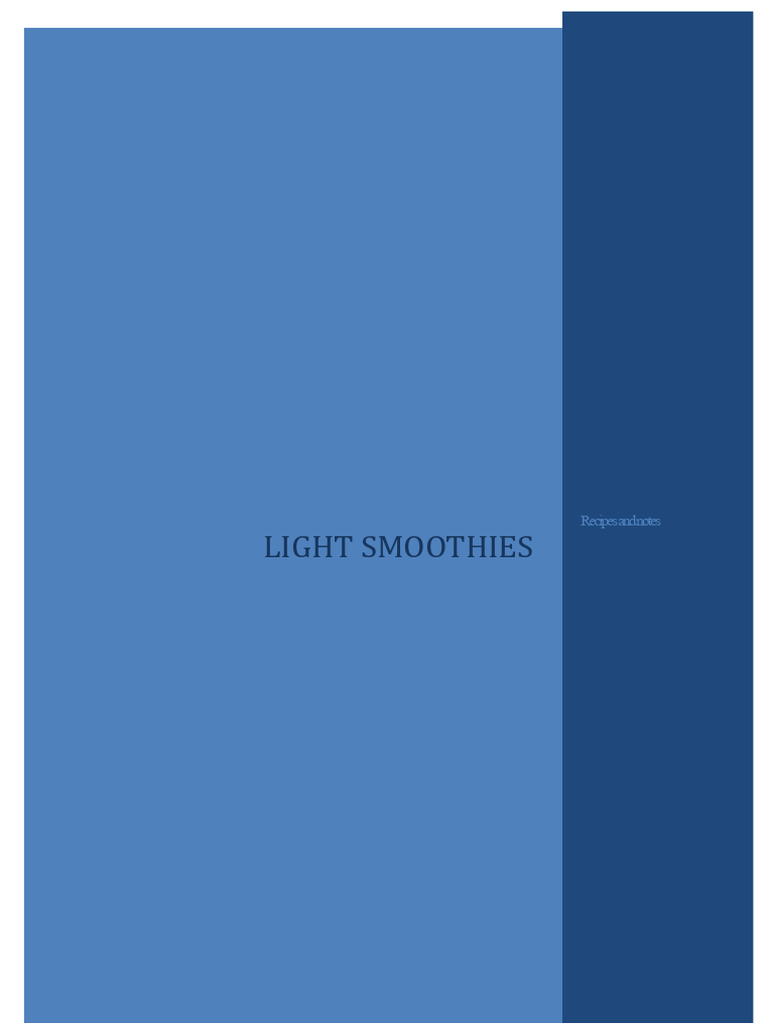 Light Shakes Theory | PDF | Cakes | Foods
