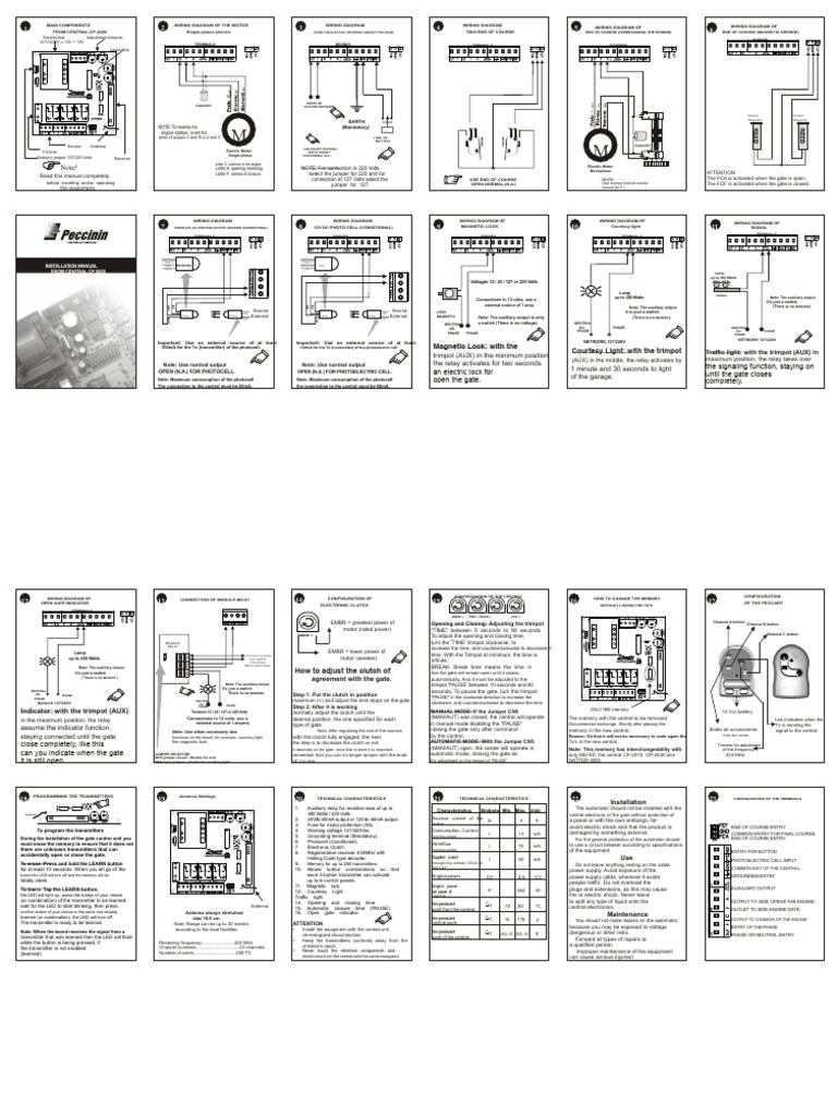 Central Light CP2000 Manual PDF | PDF | Transmitter | Power Supply