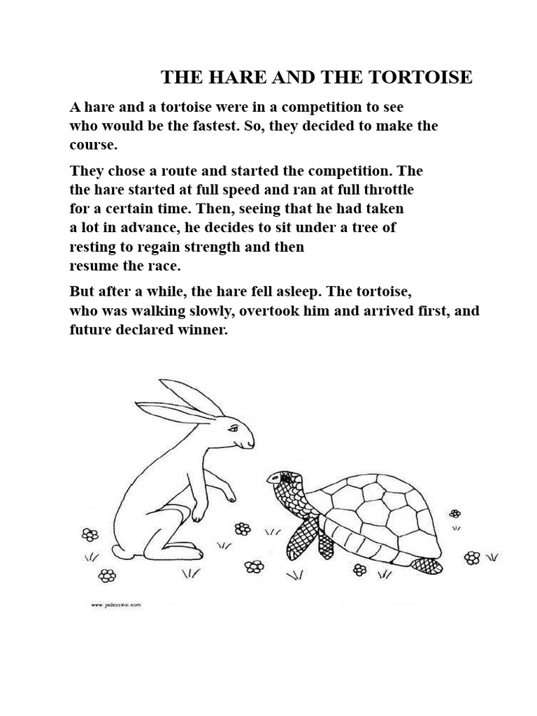 The Tortoise Beats the Hare: A Fable | PDF