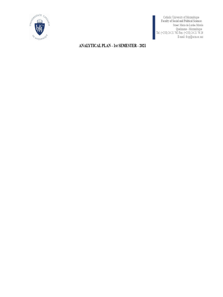 Analytical Plan Model AP | PDF | Microsoft Excel | Microsoft Word