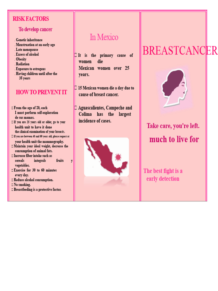 Breast Cancer Brochure | PDF | Breast Cancer | Breast