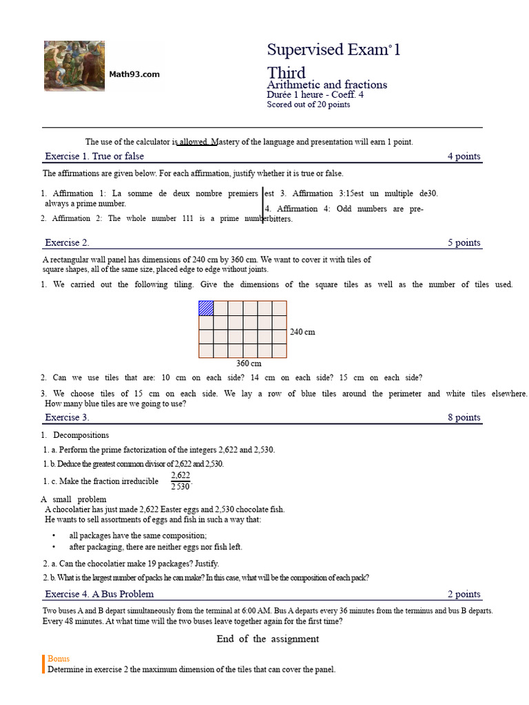3rd DS Arithmetic | PDF | Numbers | Factorization