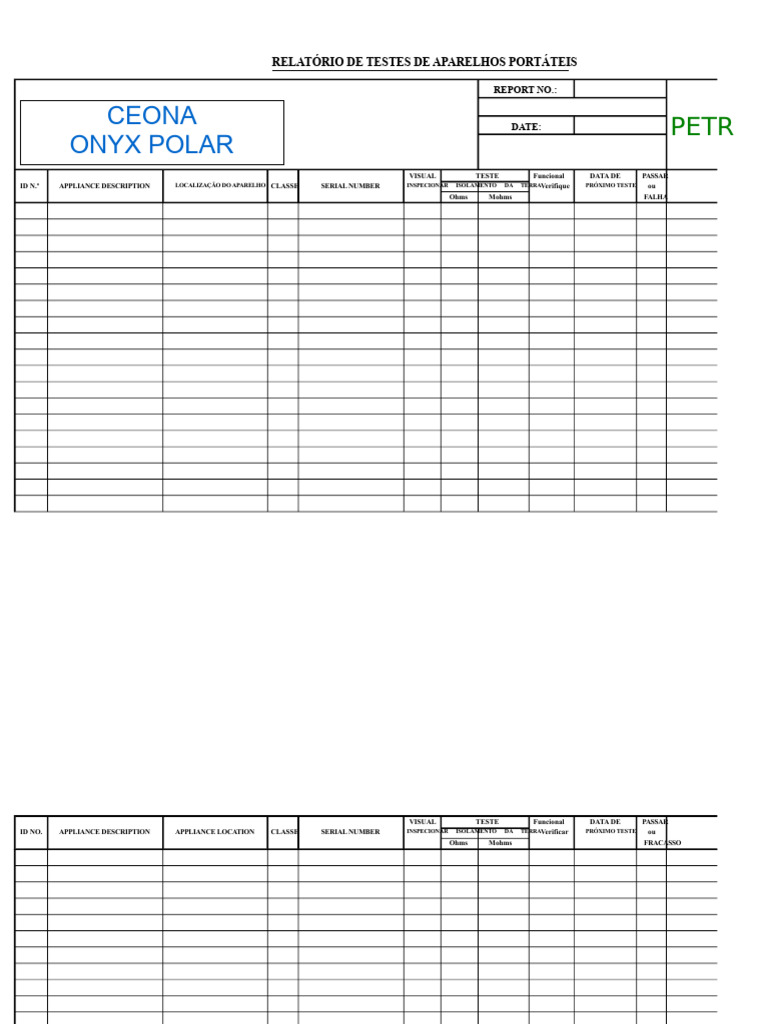 Folhas de Teste PAT | PDF