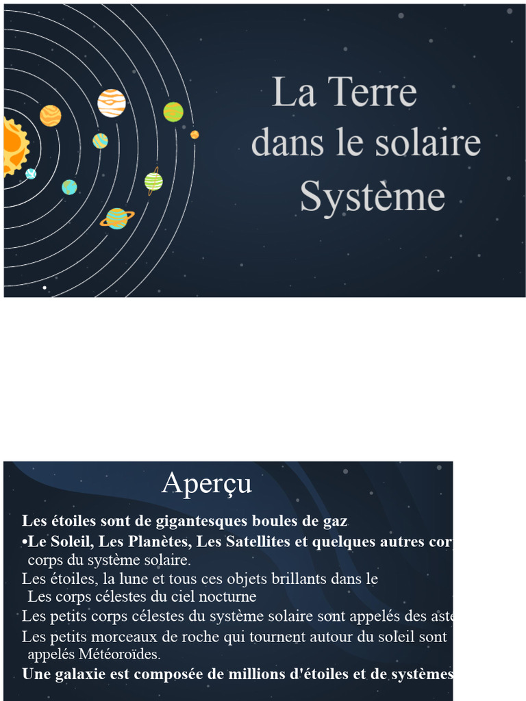 Exploration du Système Solaire et de la Terre | PDF | Système solaire ...