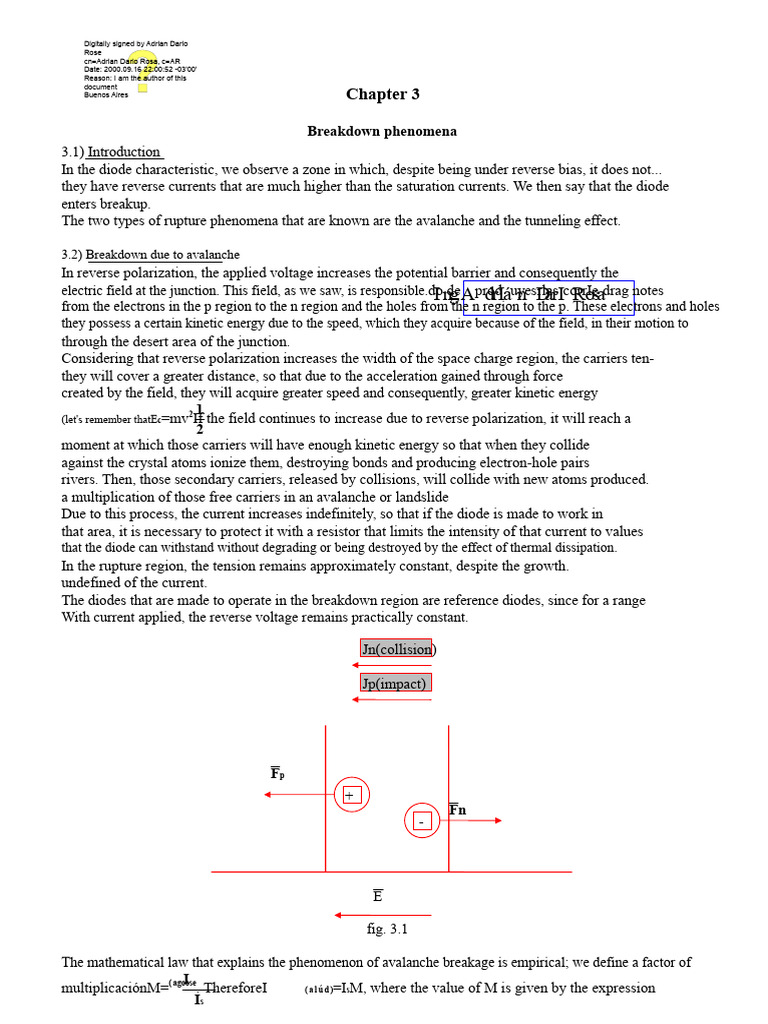 Breakage Phenomena | PDF | Diode | Capacitor