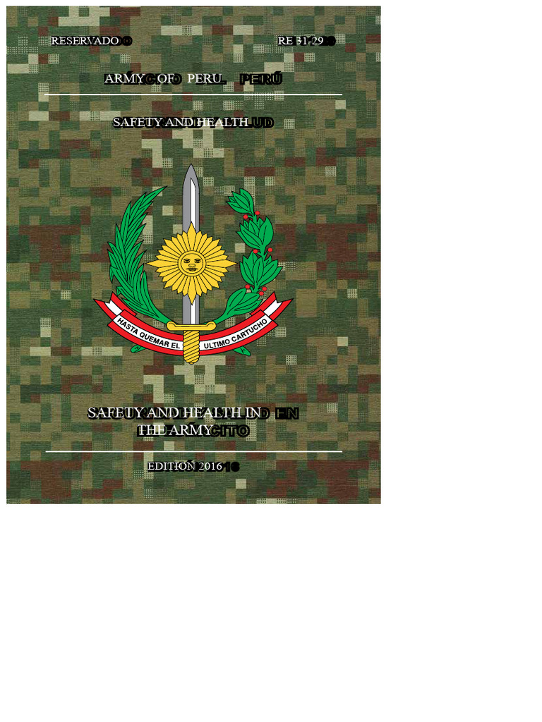 14. Re 31-29 Security and Health in the Army June 28 Final | PDF ...