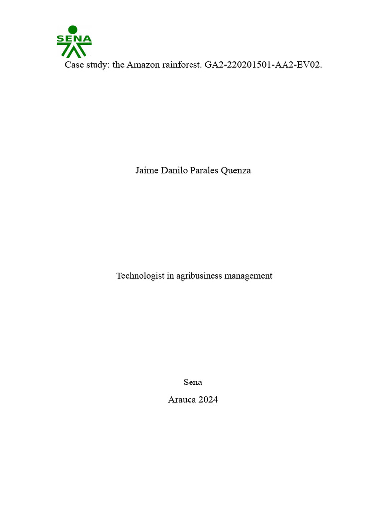 Amazon Rainforest Deforestation Impact | PDF | Amazon Rainforest | Forests