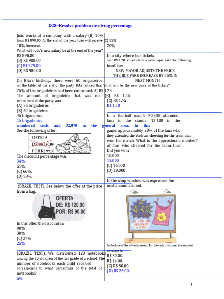 Descriptor 28 - Mathematics 9th Grade | PDF