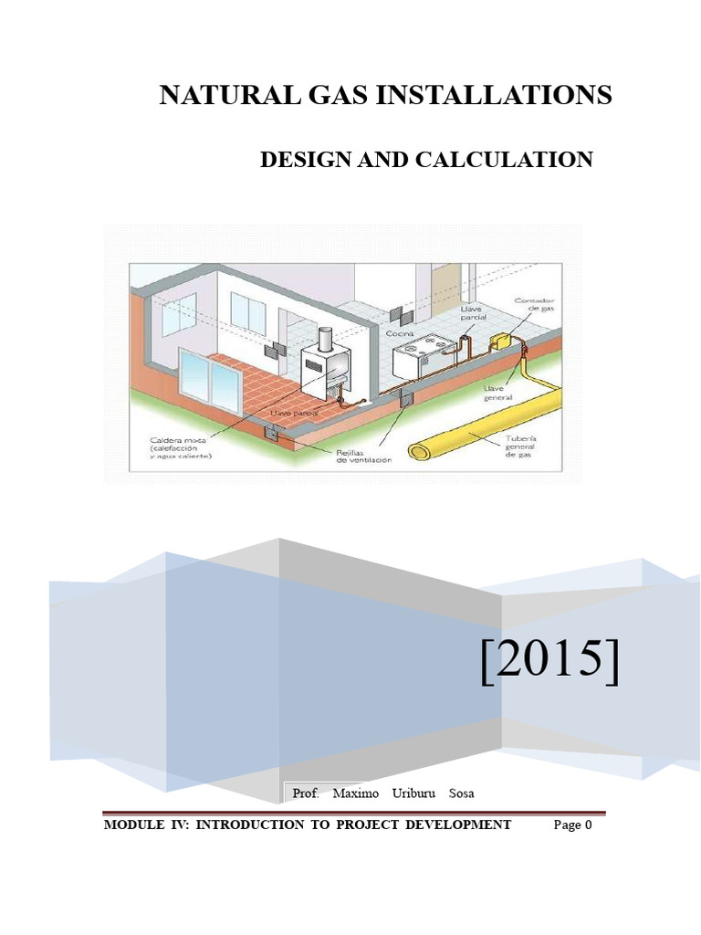 Natural Gas Installation Design Guide | PDF | Pipe (Fluid Conveyance ...