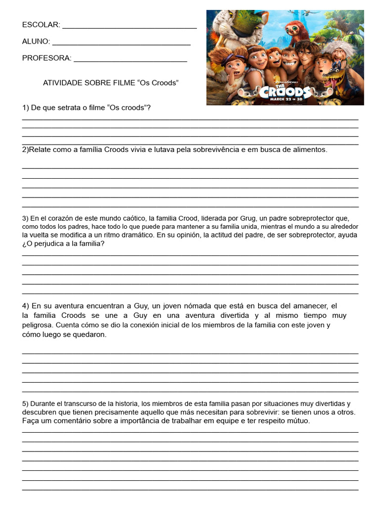 Los Croods | PDF