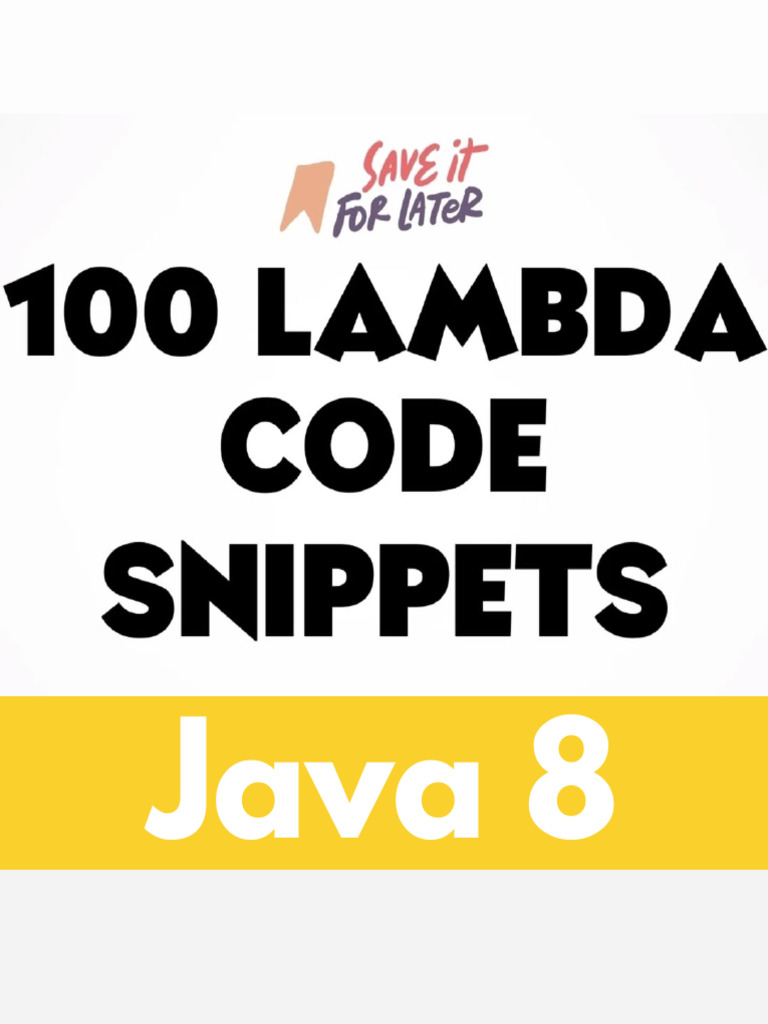 Java 8 Worksheet 1764873468 | PDF