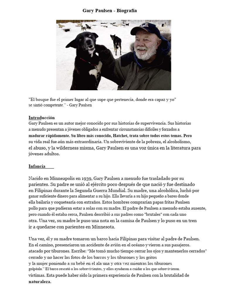 Hacha - Gary Paulsen | PDF