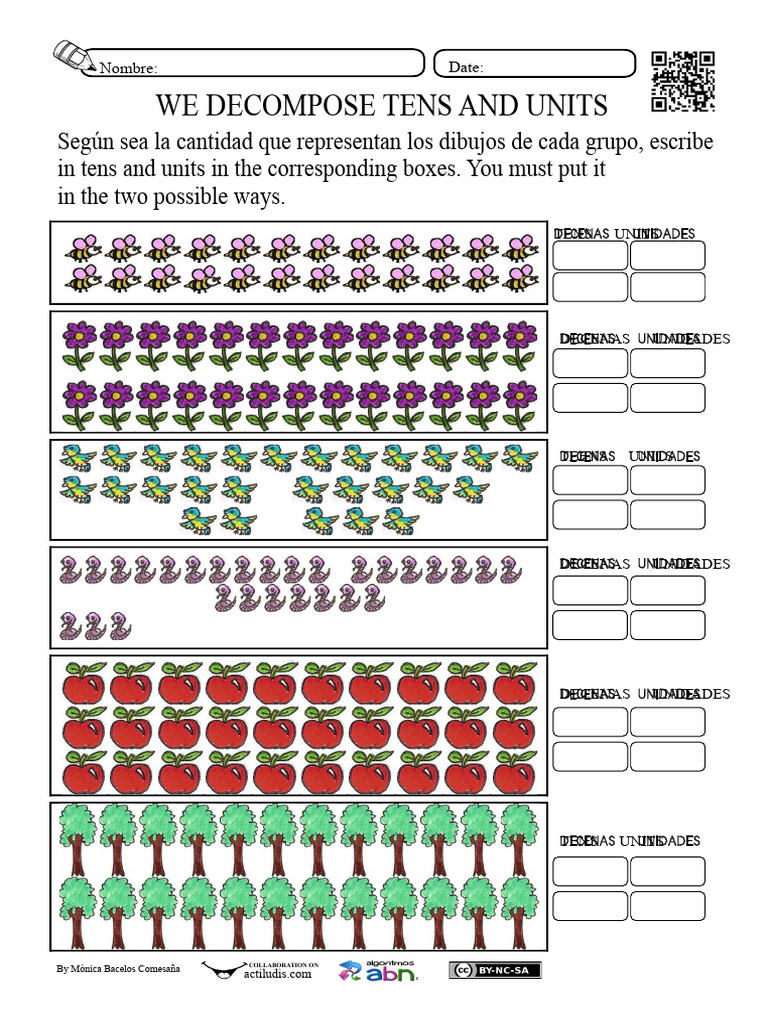 We Decompose Tens and Units | PDF