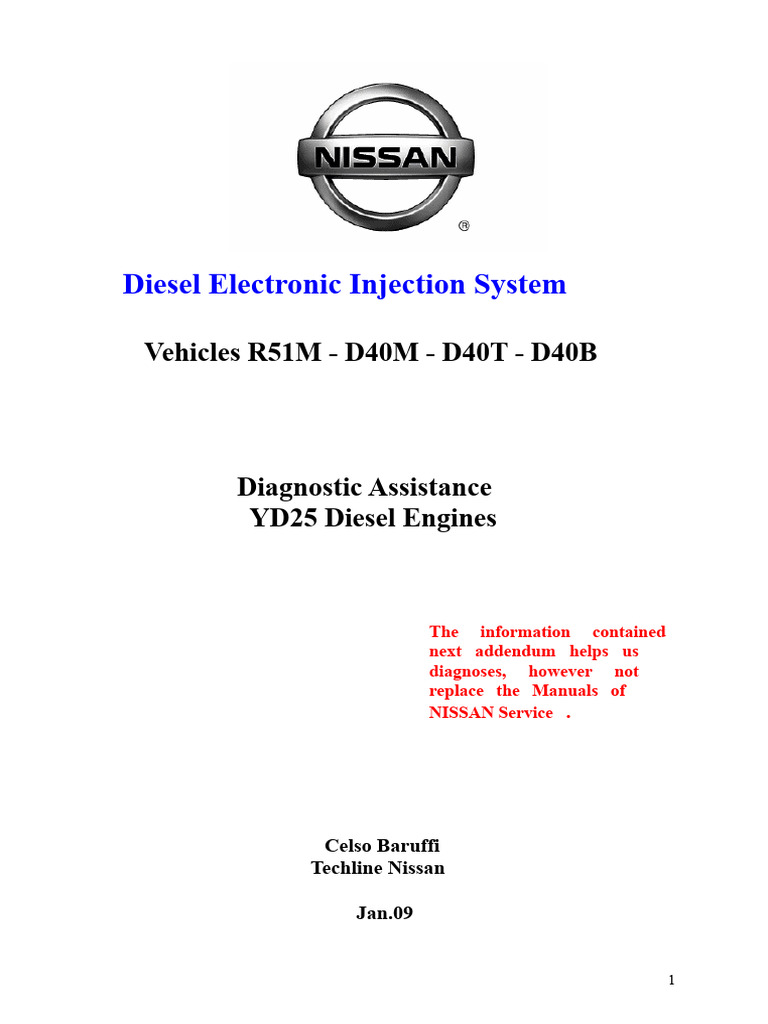Injection Manual YD2544 | PDF | Diesel Engine | Turbocharger
