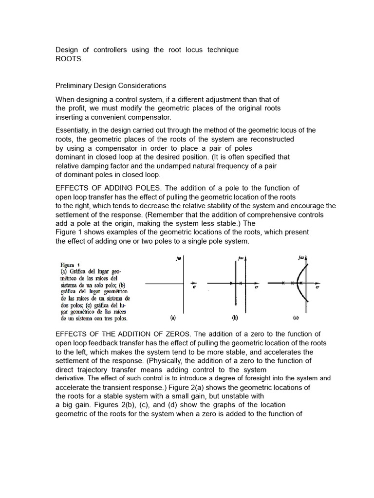 Root Locus Technique for Controller Design | PDF | Control Theory ...