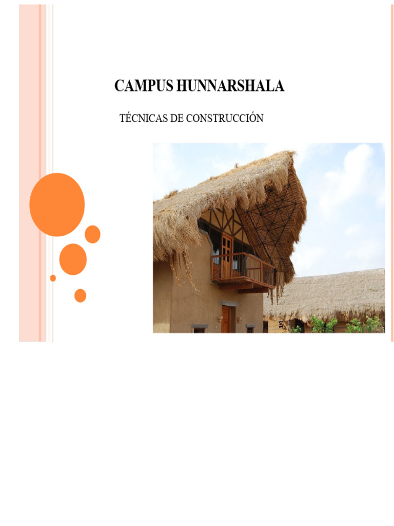 Técnicas de Construcción Utilizadas en El Campus de Hunnarshala. | PDF ...