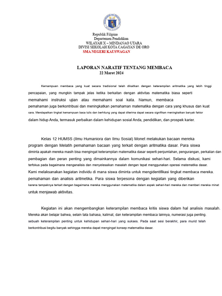 Kelas 12 Raeg 23 Maret 2024 Resmi | PDF