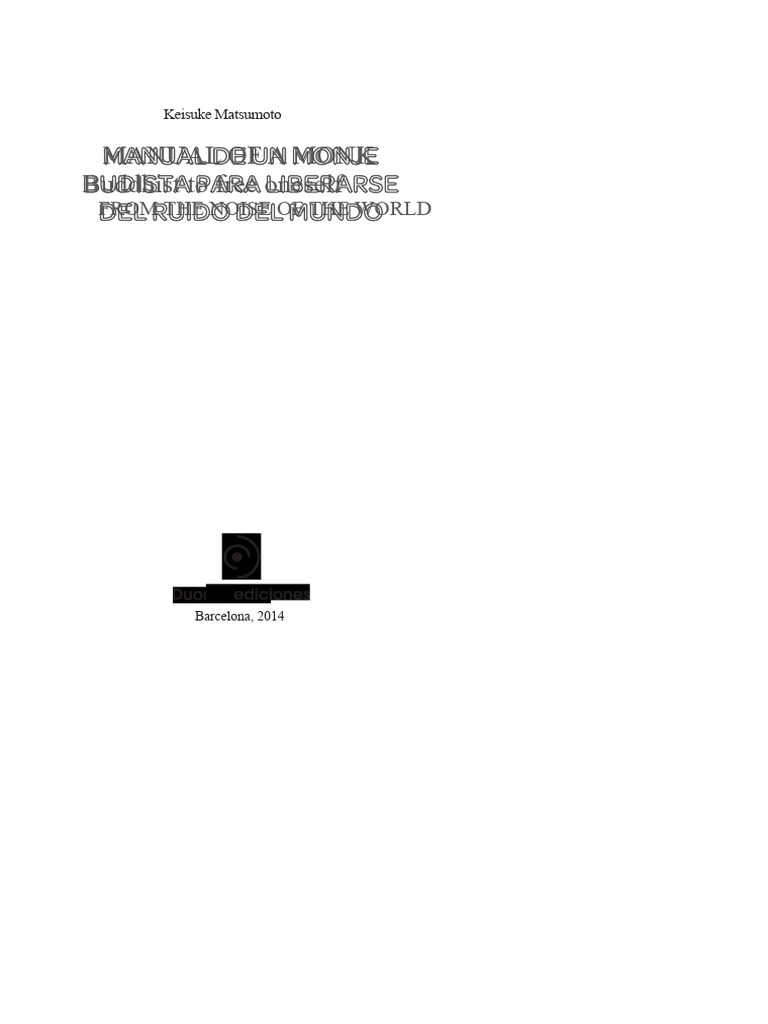 Buddhist Monk Manual High Noise2 | PDF